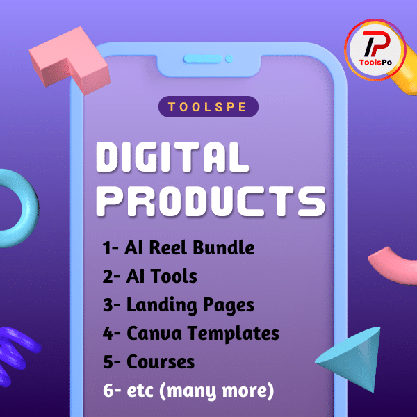 Digital Products - ToolsPe